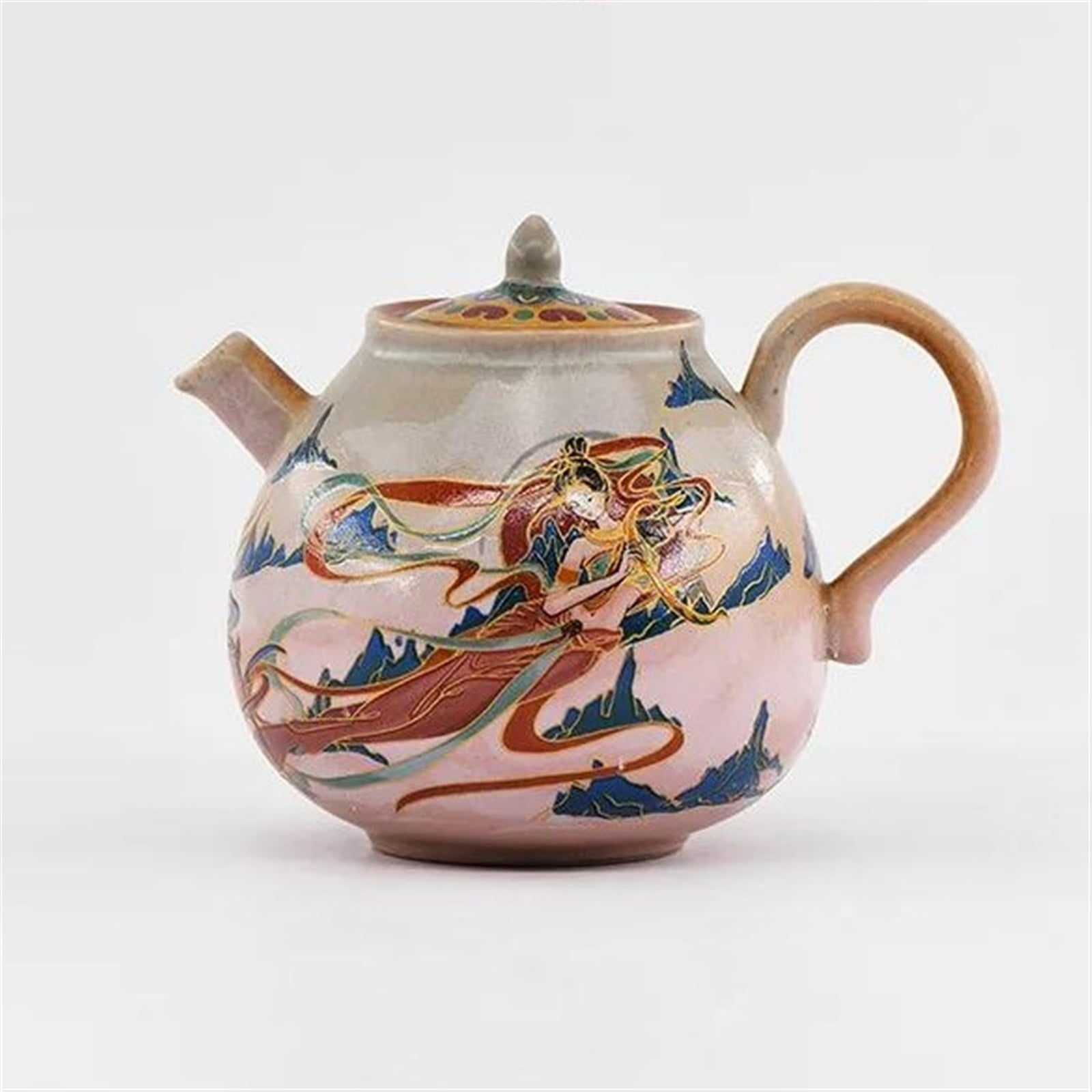 Tea Cup Set Chinese Dunhuang Cultural Teapot Dance Hostess Art Pot ...