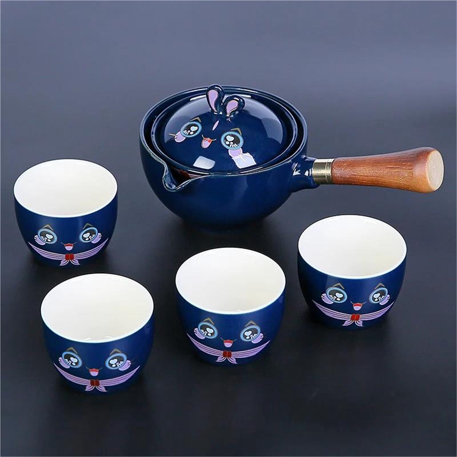 Tea Cup Set For Tea Teapot Tea Cup Set Tea Maker Infuser Cute Pet Glass Ceramic Kung Fu Tea Set ...