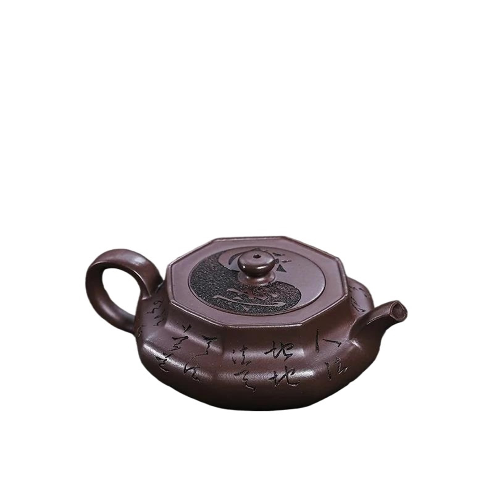 Tea Cup Set Kung Fu Tea Set, 300ml Handmade Purple Clay Teapot ...