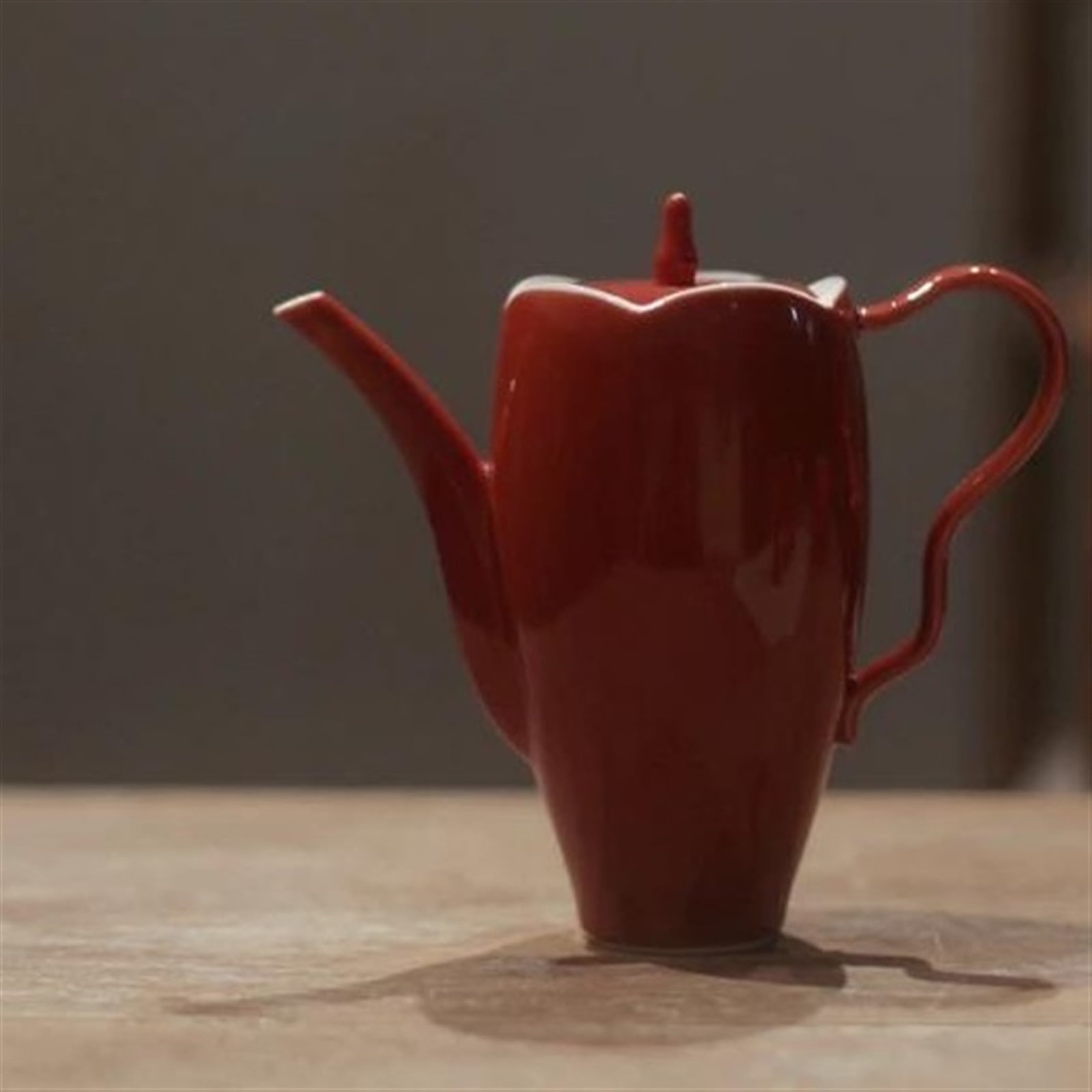 Tea Cup Set Red Magnolia Pot Teapot Green Single Teaware Bar Imitation ...