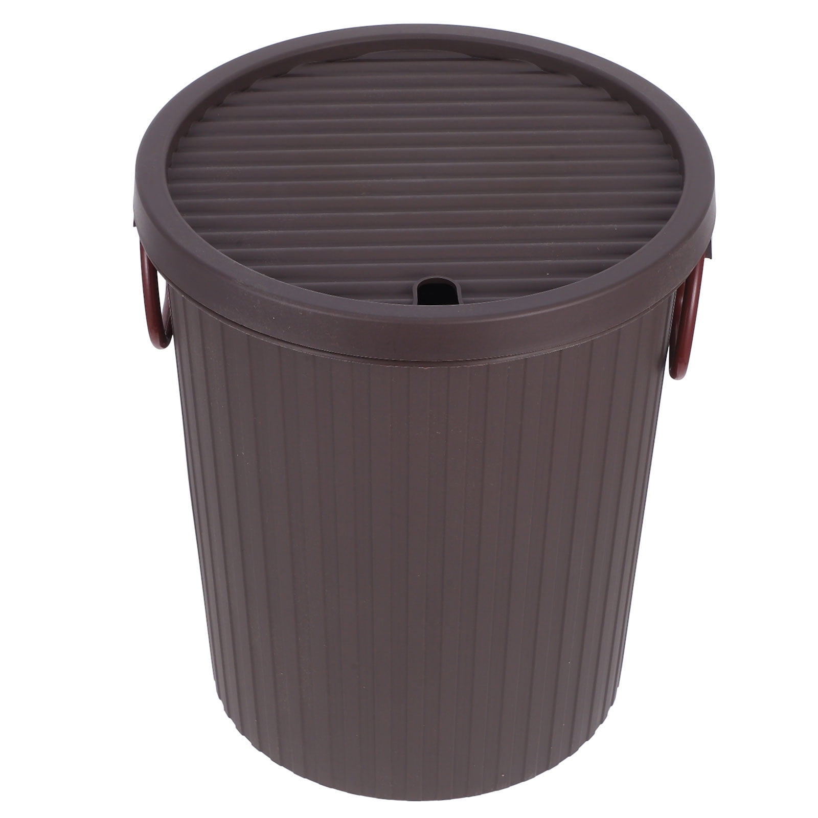 Tea Dregs Drainage Bucket Outdoor Trash Cans Small with Lid Office ...