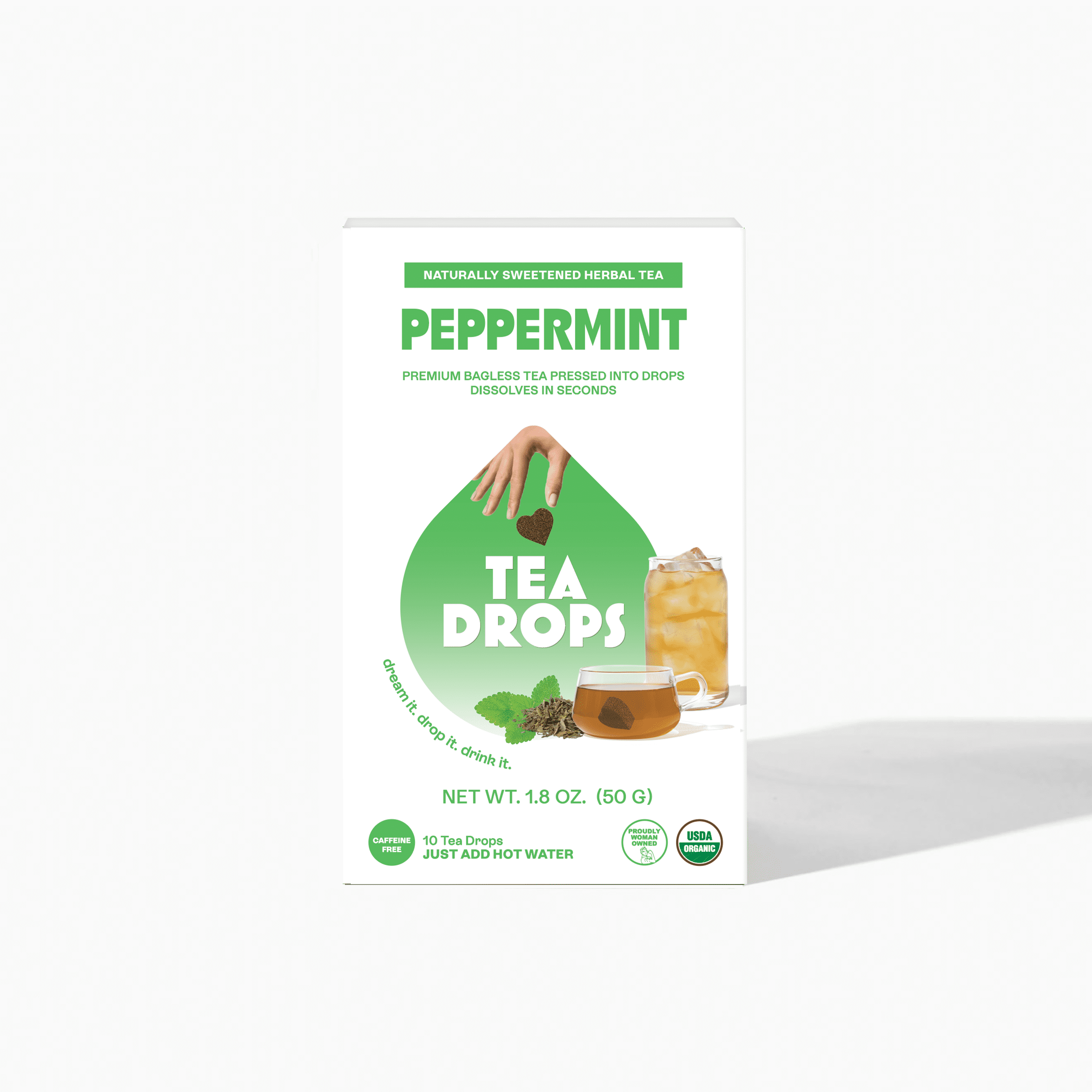 Tea Drops Sweet Peppermint Tea, 10 Count - Walmart.com