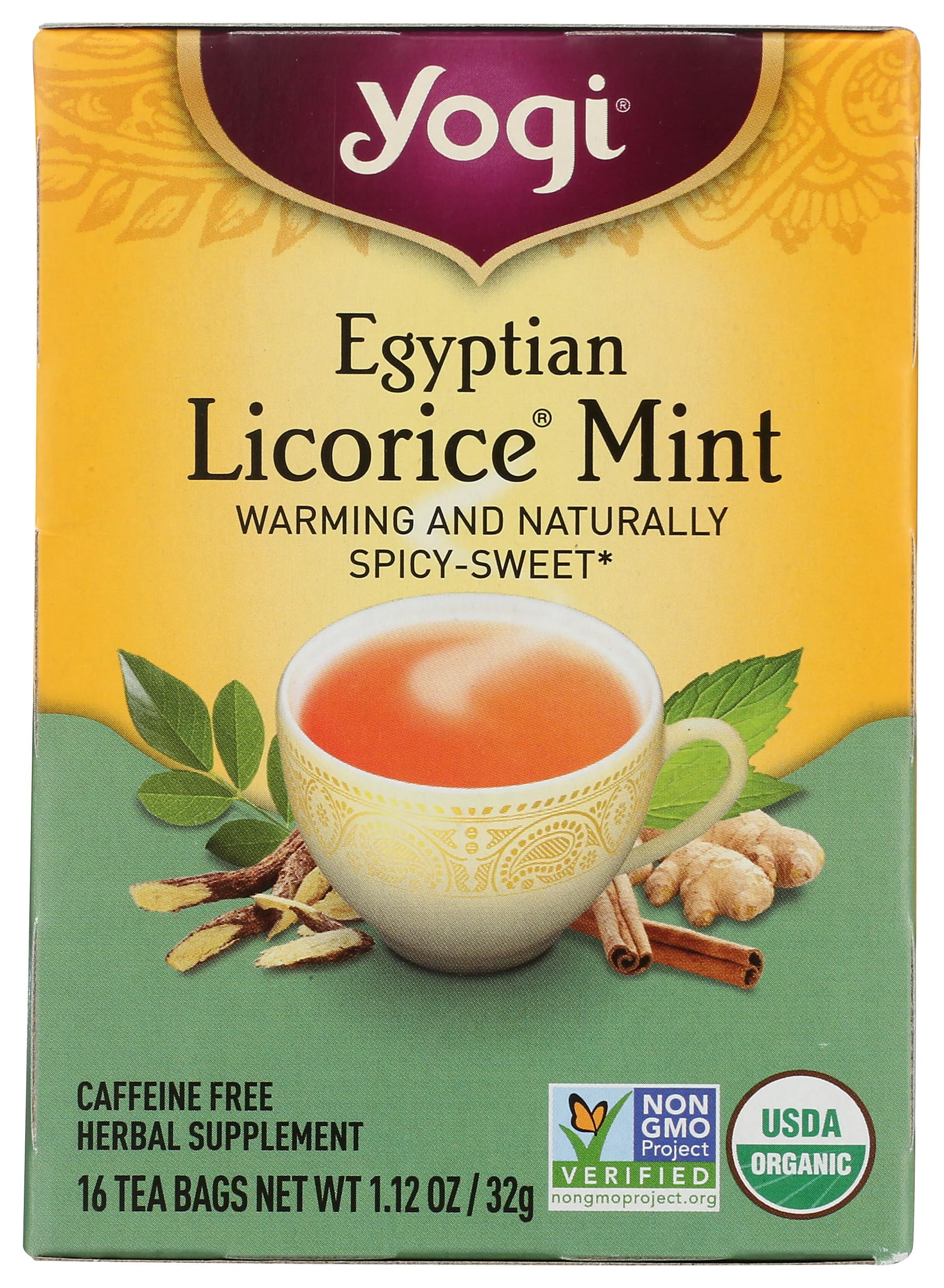 Tea, Egyptian Licorice Mint, 16 Count - Walmart.com
