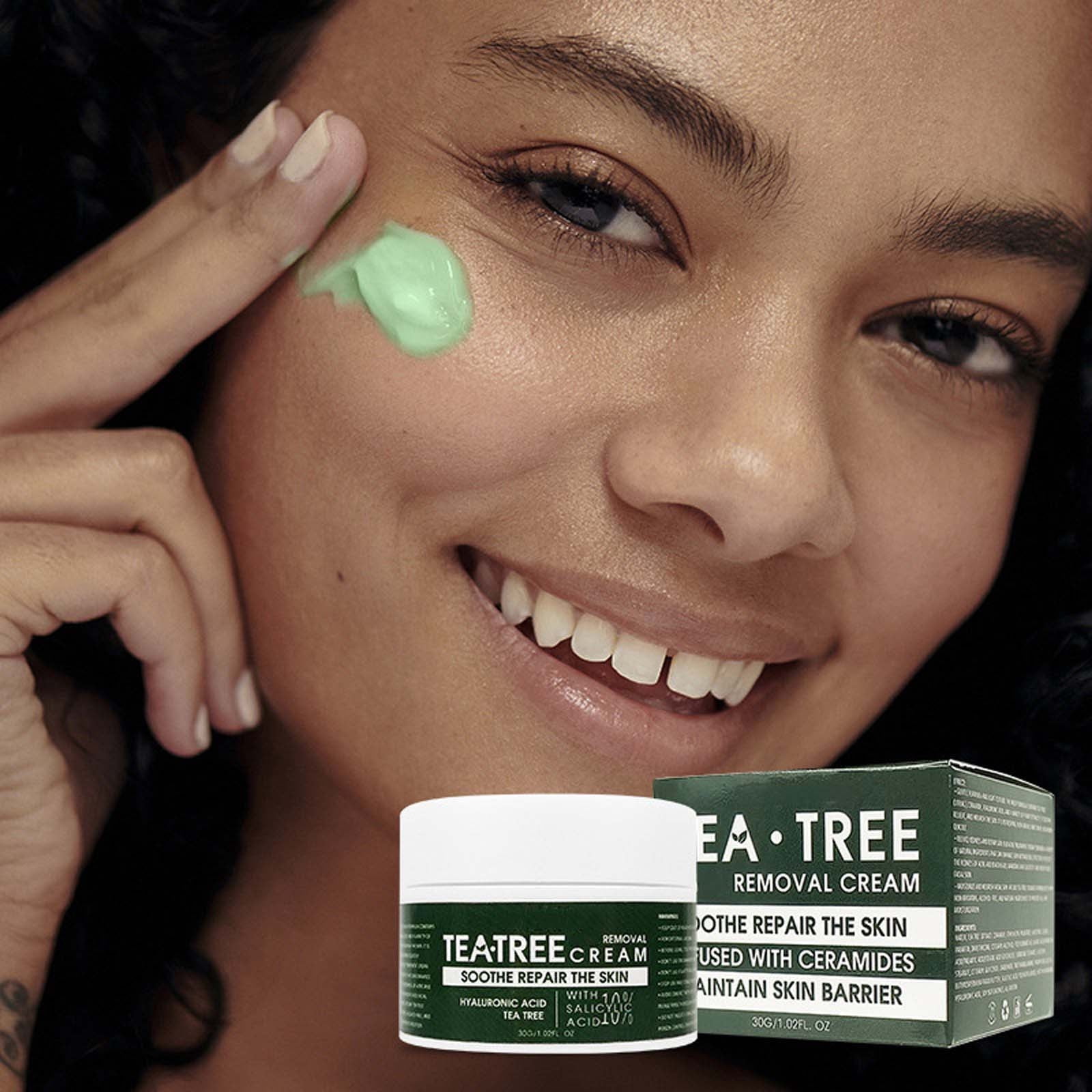 Tea Face Cream, Repairing and Moisturizing Skin, Lightens Fine Lines ...