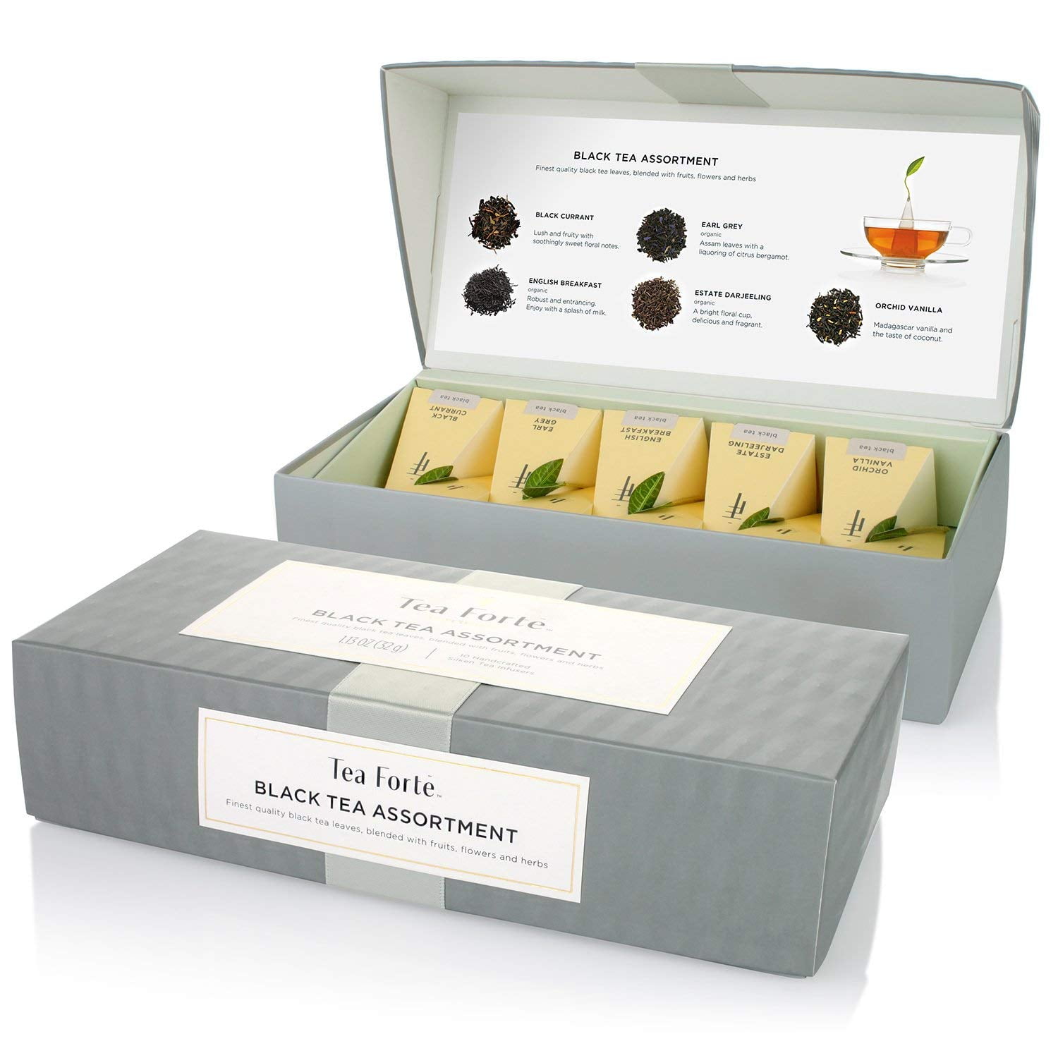 Tea Forte Assorted AJH3 Black Tea Petite Presentation Box Mother's Day ...