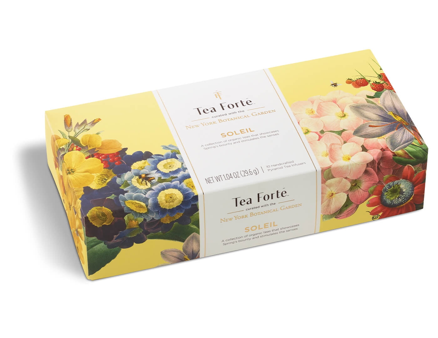 Tea Forte Soleil Petite Presentation Box 10 Handcrafted Pyramid Tea ...