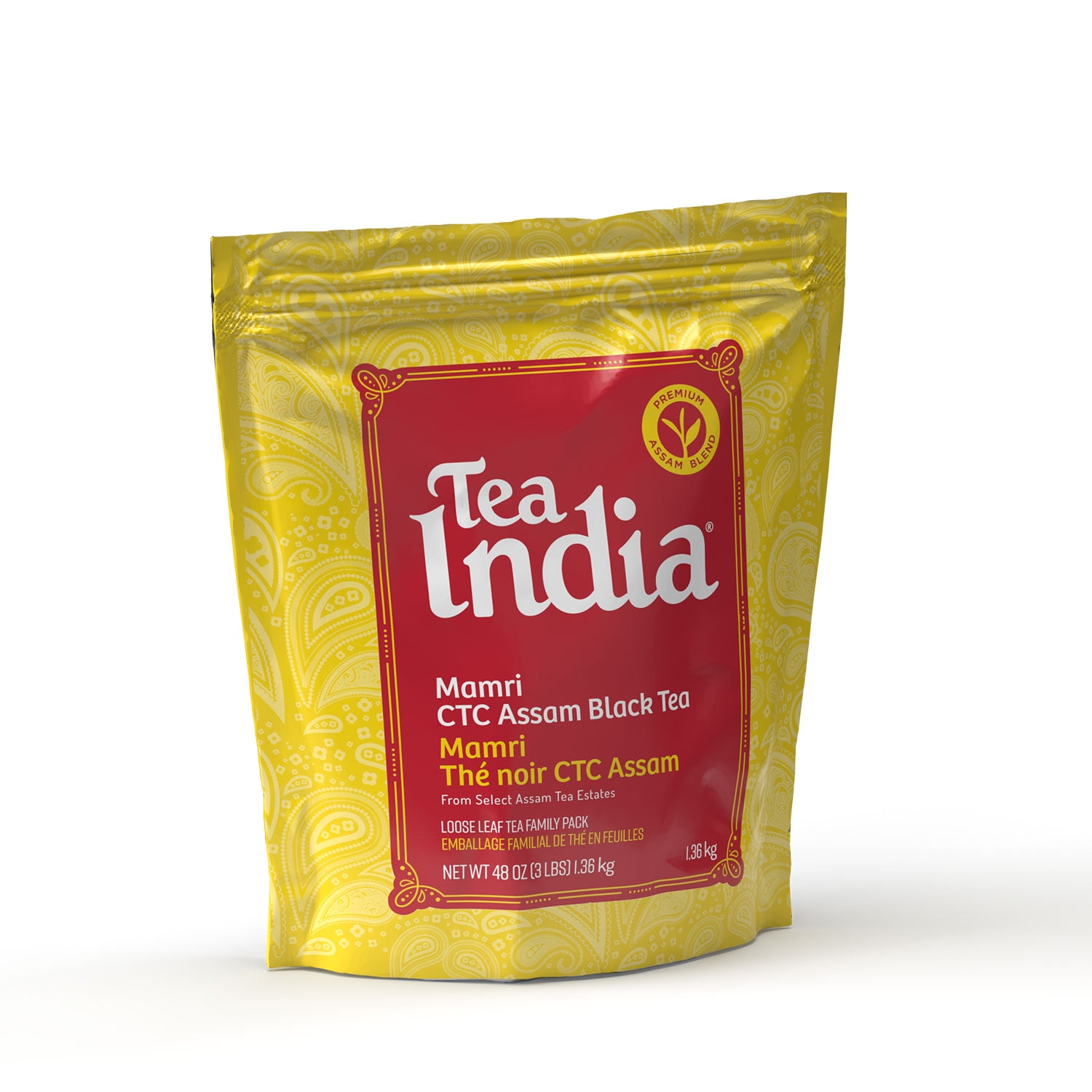 Tea India CTC Assam Loose Leaf Black Tea Strong, Full-Bodied Flavorful ...