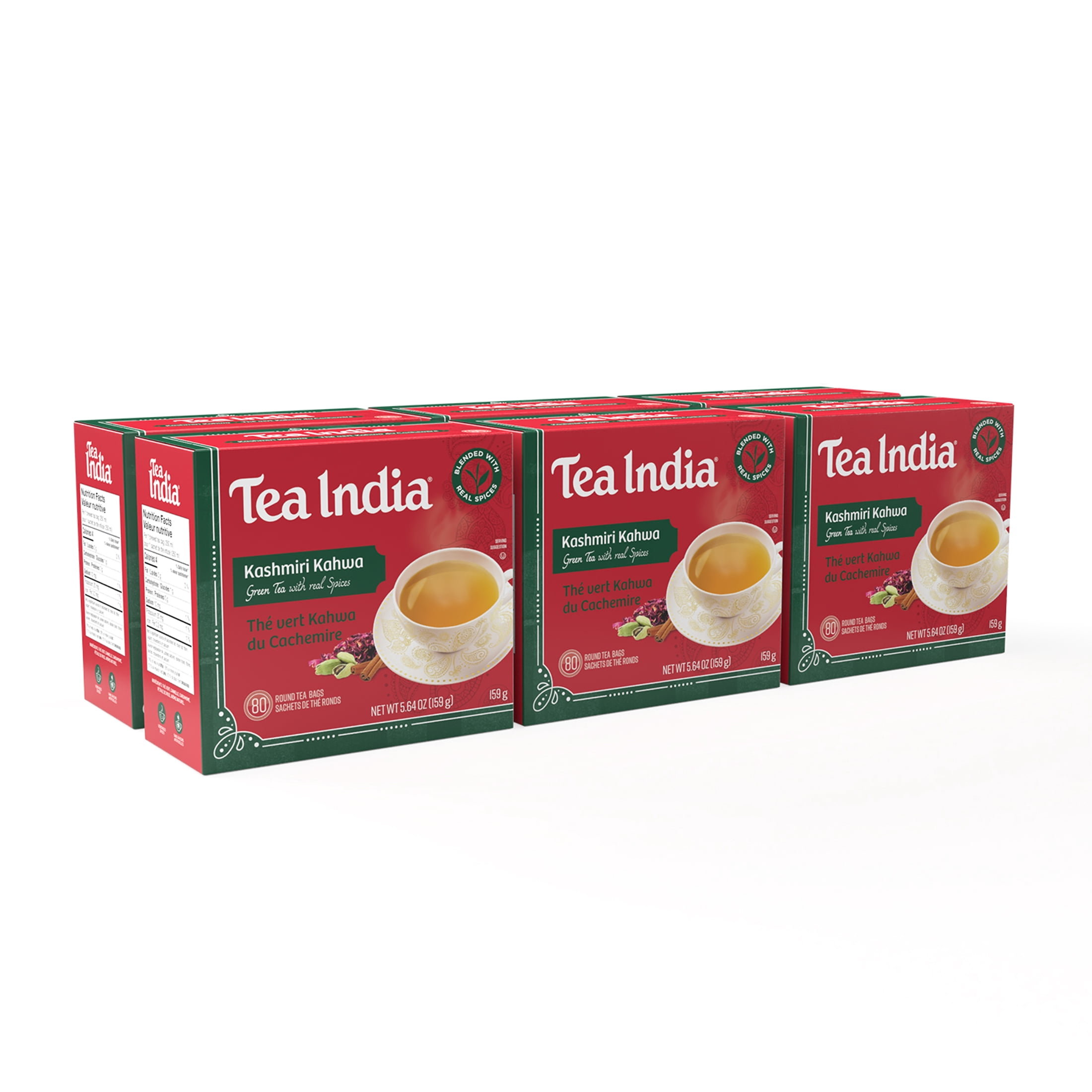 Tea India Kashmiri Kahwa Tea Premium Indian Chai Loose Leaf Tea with ...