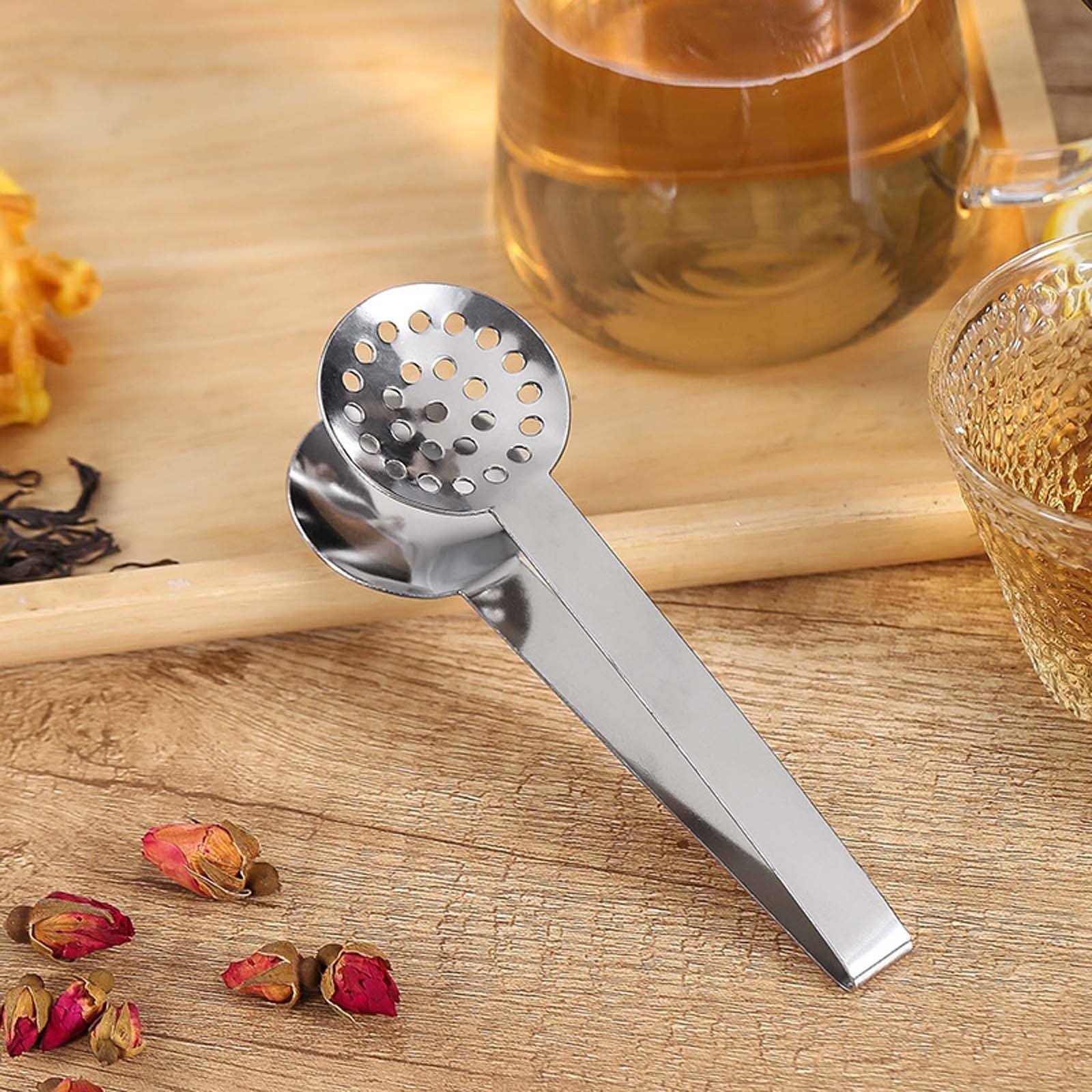 Tea Infuser Clip, Stainless Steel Lemon Ice Tongs, Multi-Functional ...