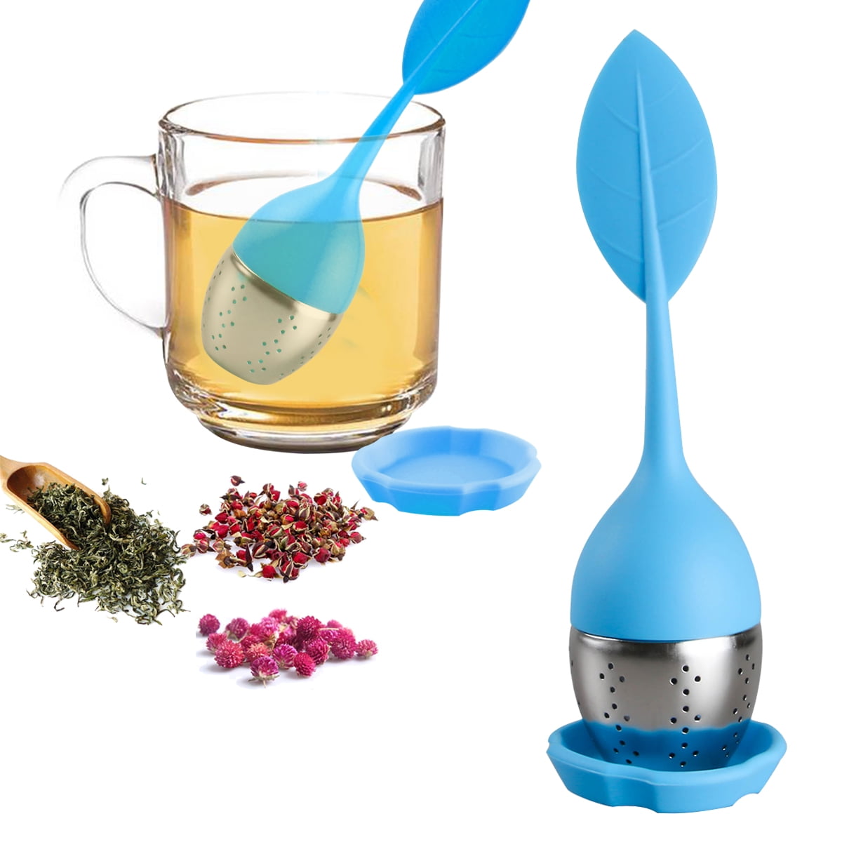 Tea Infuser Filter - Loose Tea Steeper Mesh Tea Cup Filter with ...
