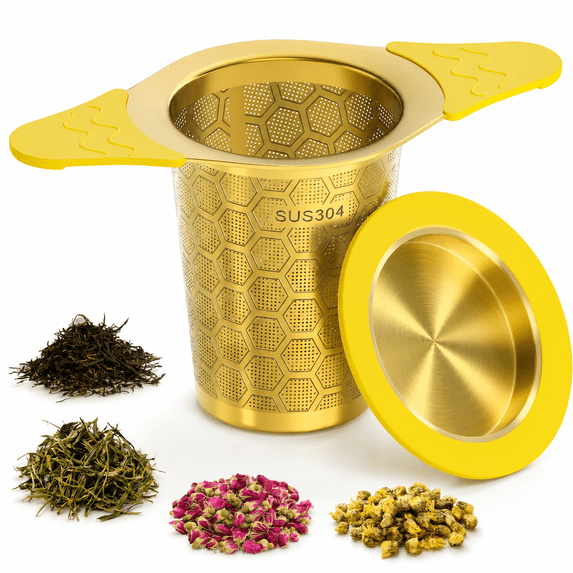 Tea Infuser For Loose Leaf Stainless Steel Strainer With Silicone ...