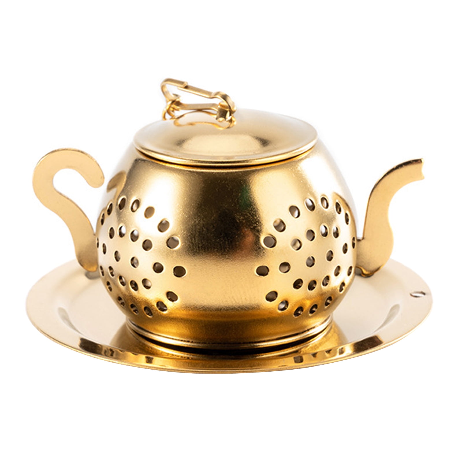 Tea Infuser Loose Leaf Tea Strainer, Stainless Steel Teapot Shape Tea ...