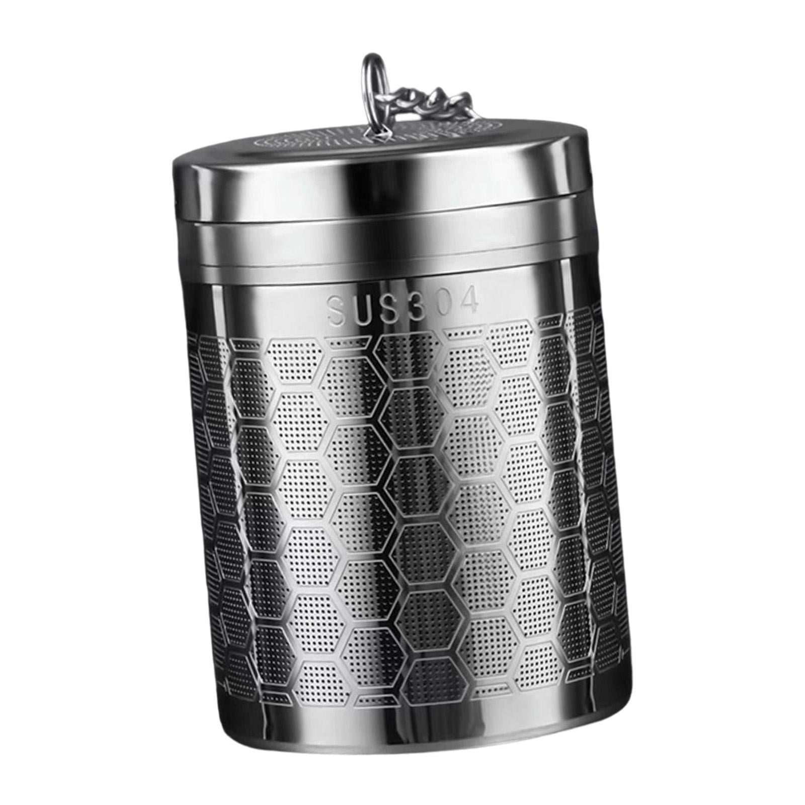 Tea Infuser Spice Filter, Reusable Separator Basket, Stainless Steel ...