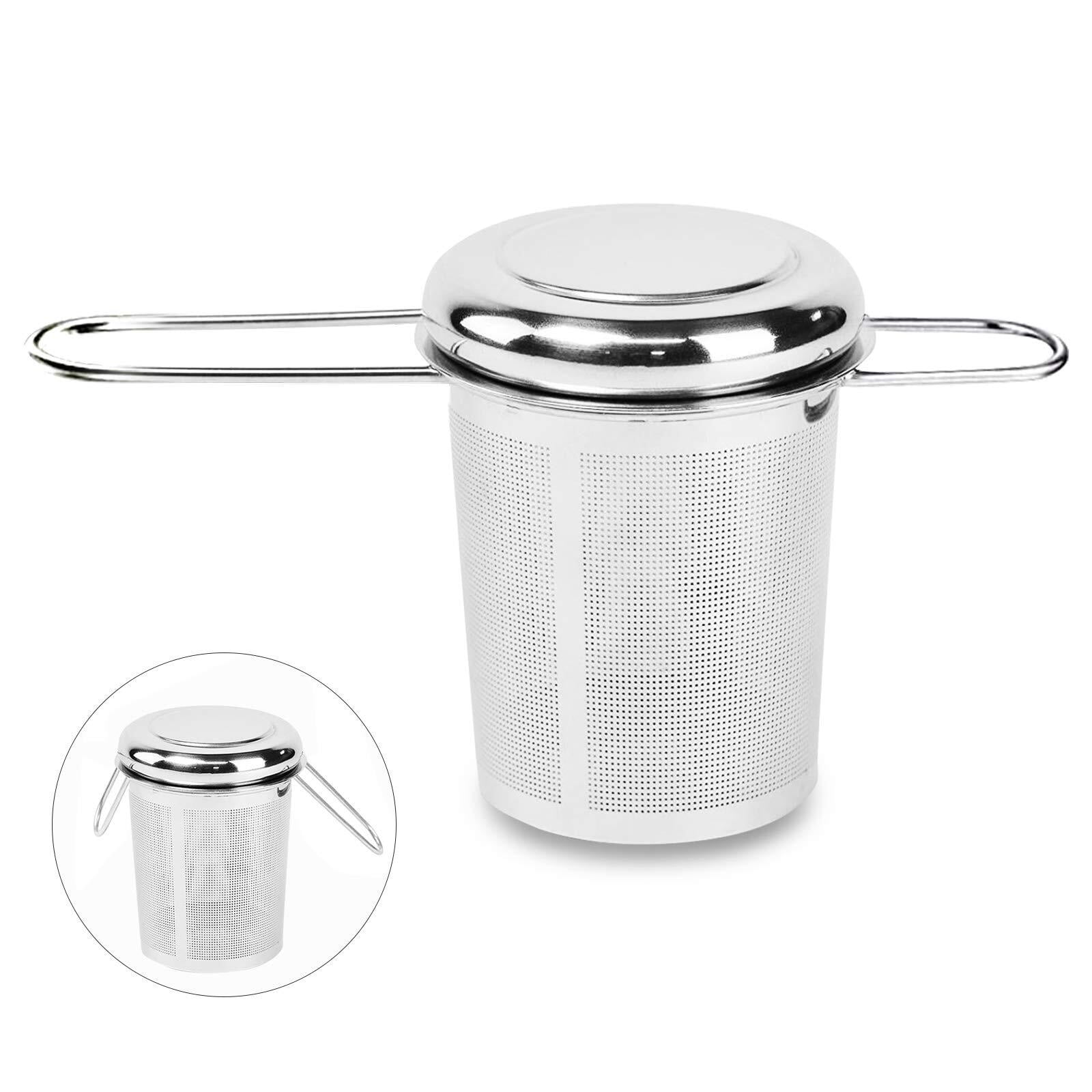 Tea Infuser,Stainless Steel Tea Steeper Fine Mesh Filters, Large ...