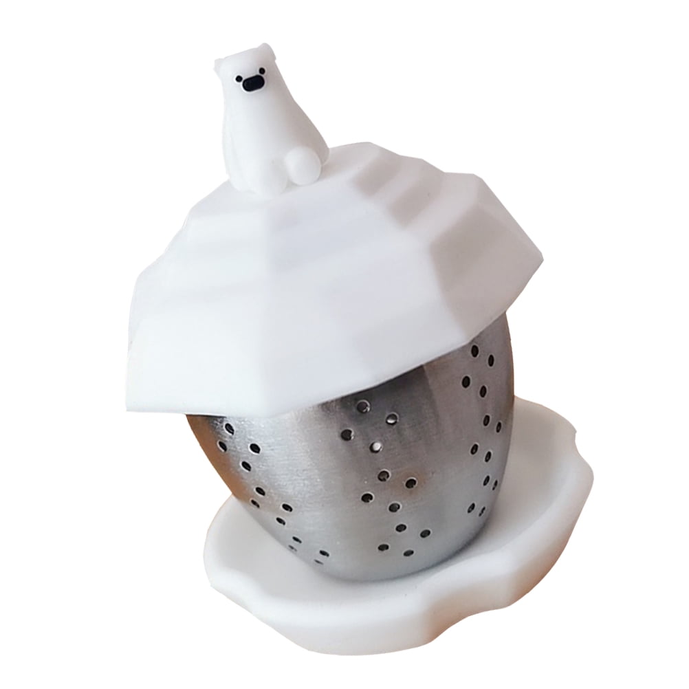 Tea Infuser Stainless Steel Tea Strainer Bear Floating Tea Infuser Mesh ...