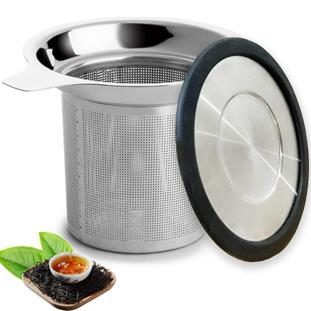 Tea Infuser, Stainless Steel Tea Strainer, Extra Fine Tea Diffuser w ...