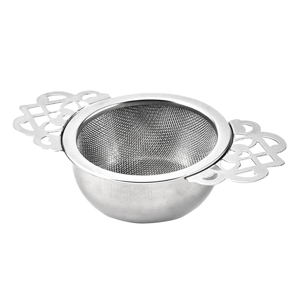 Tea Infuser Strainer Leaf Steeper Filter Basket Brewing Loose Stainless ...