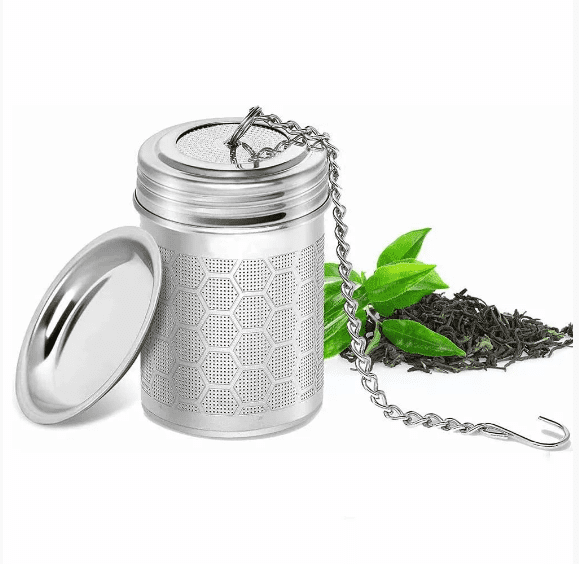 Tea Infuser for Loose Tea, Stainless Steel Tea Strainer with Drip Tray ...
