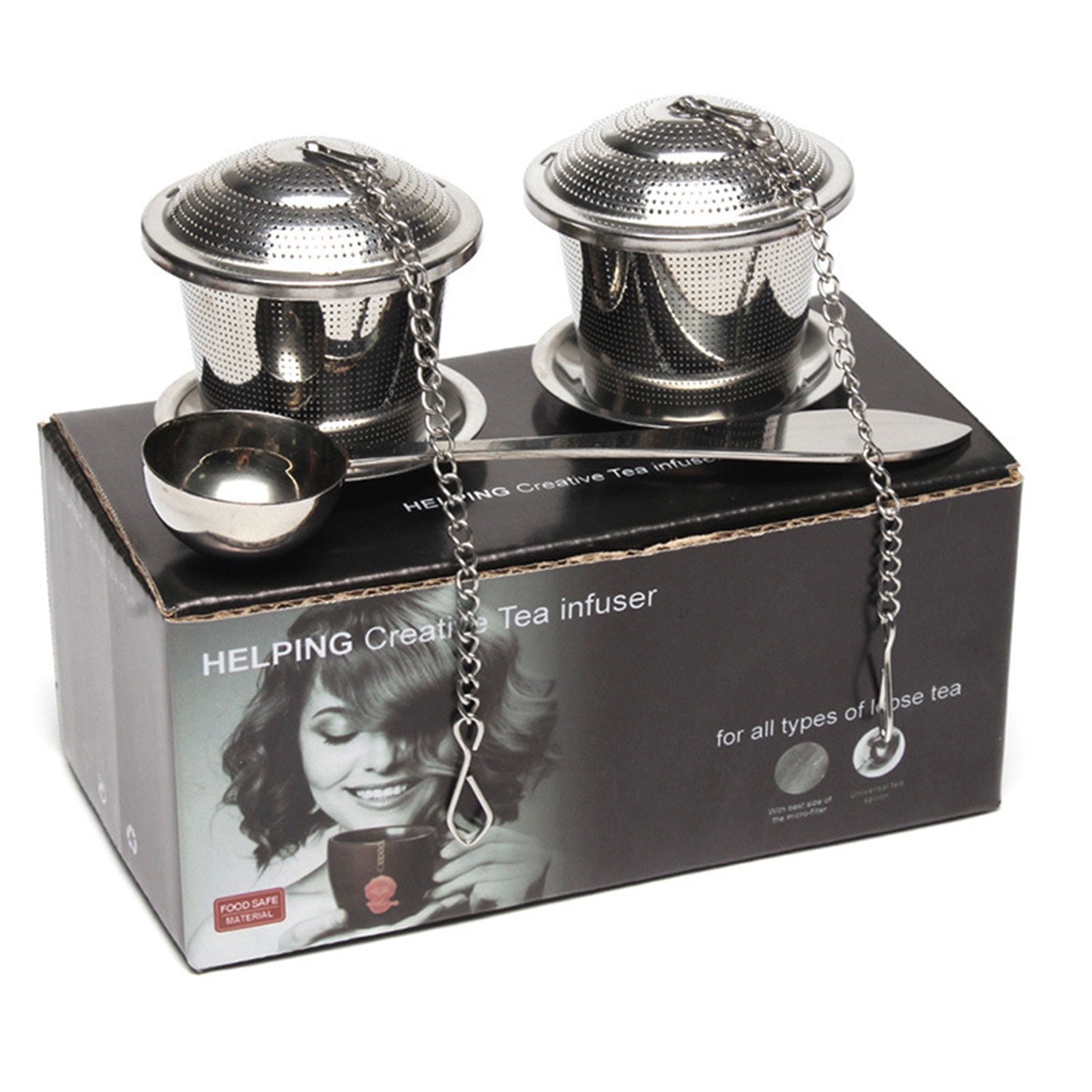 Tea Infusers for Loose Tea 3 Sets Loose Leaf Tea Steeper Tea Strainer ...