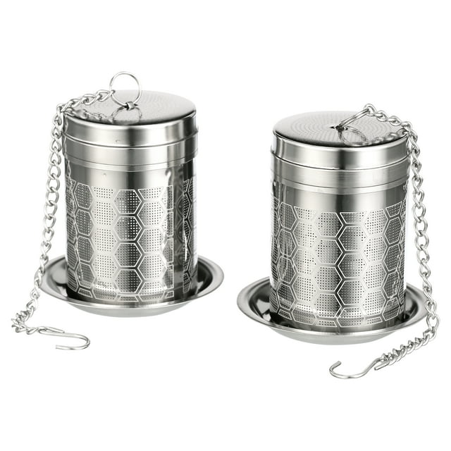 LULLATTI Single Cup Tea Infusers (2 Pack) with Leaf Tools, 18/8 ...