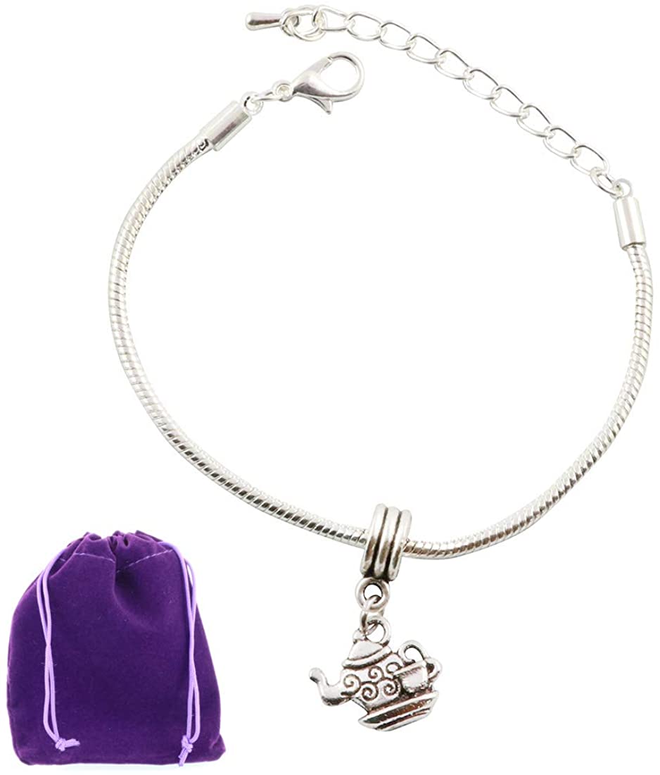 Tea Jewelry | Teapot Bracelet Hypoallergenic Stainless Steel Snake ...
