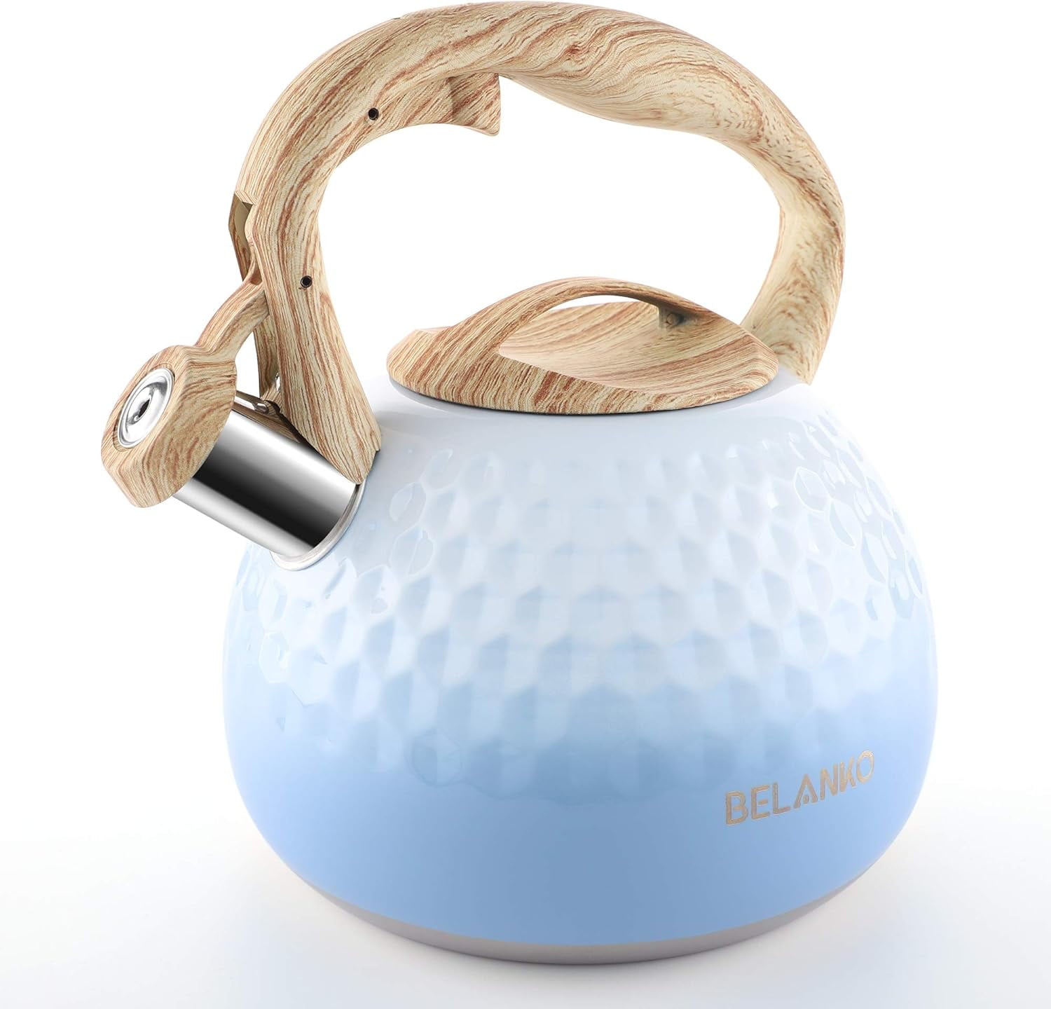 Tea Kettle, 2.7 Quart / 3 Liter BELANKO Stainless Steel Tea Kettles for ...