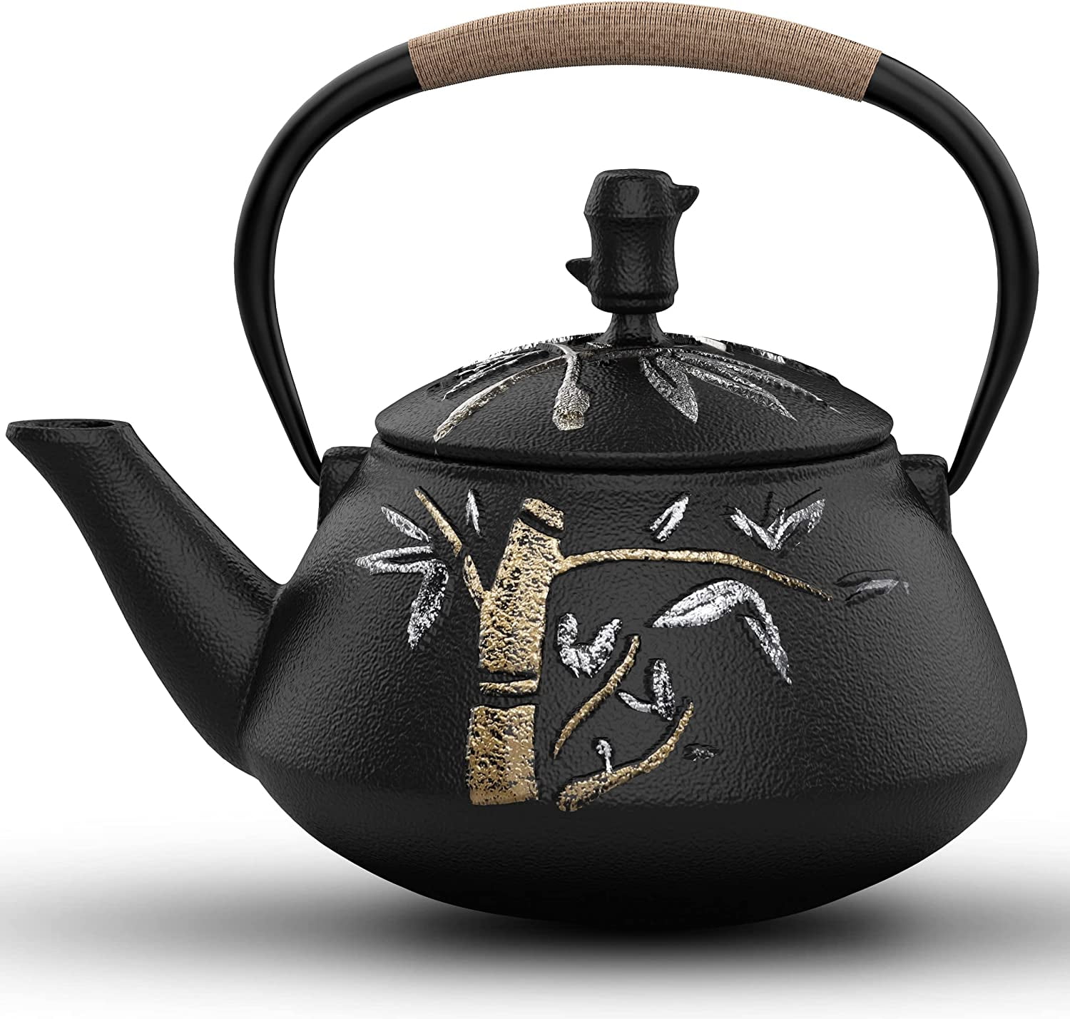 Tea Kettle, Cast Iron Tea with Stainless Steel Infuser, Japanese Tea s ...