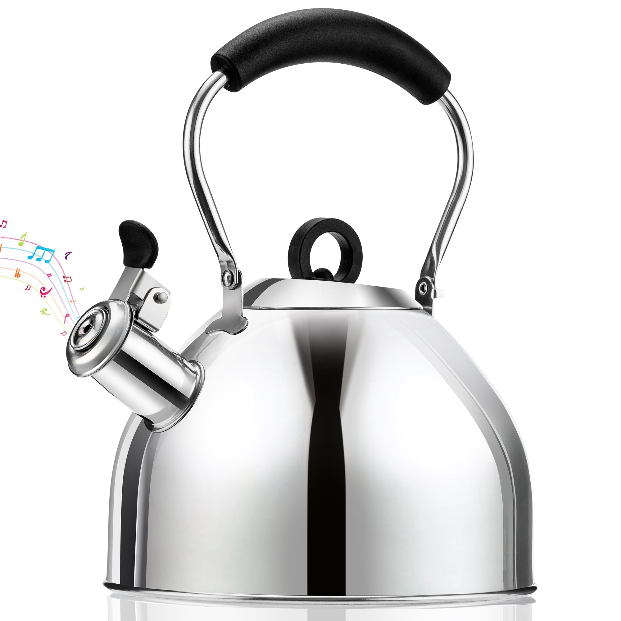 Mainstays Stainless Steel 2.5 Liter Rainbow Tea Kettle - Walmart.com