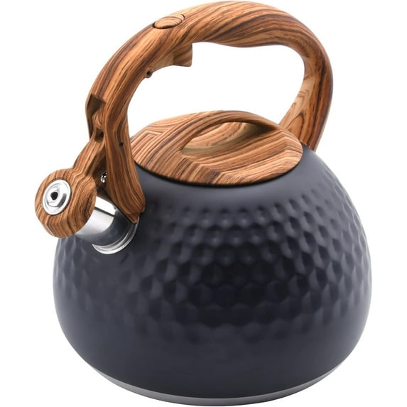 Tea Kettle Stovetop, 3.2 Qt Stainless Steel Whistling Kettle for Stove ...