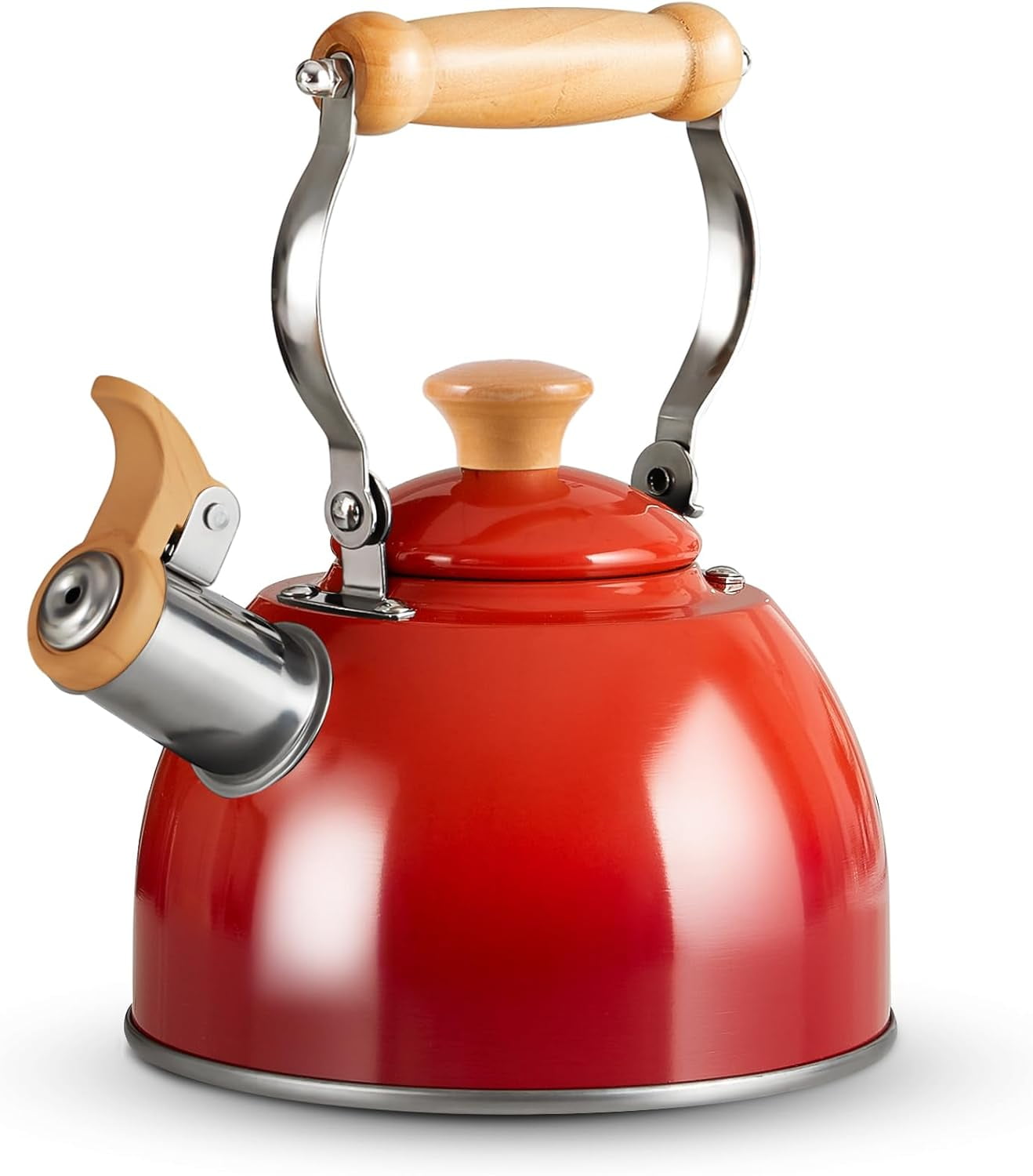 Tea Kettle, Tea Pot with Cool Touch Ergonomic Handle, Teapot Food Grade ...