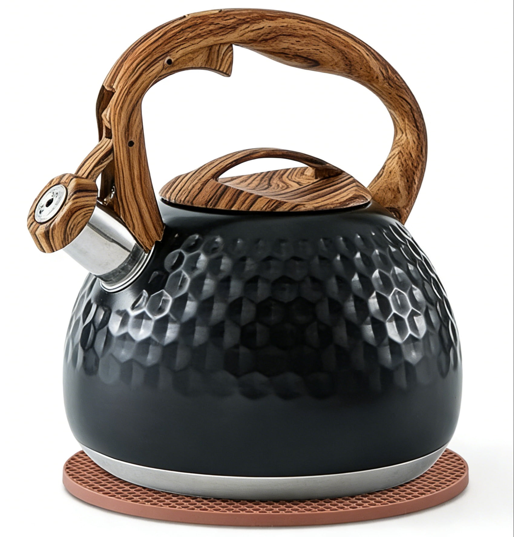 Tea Kettle for Stove Top, 3 Quart Whistling Tea Kettle, with Food Grade ...