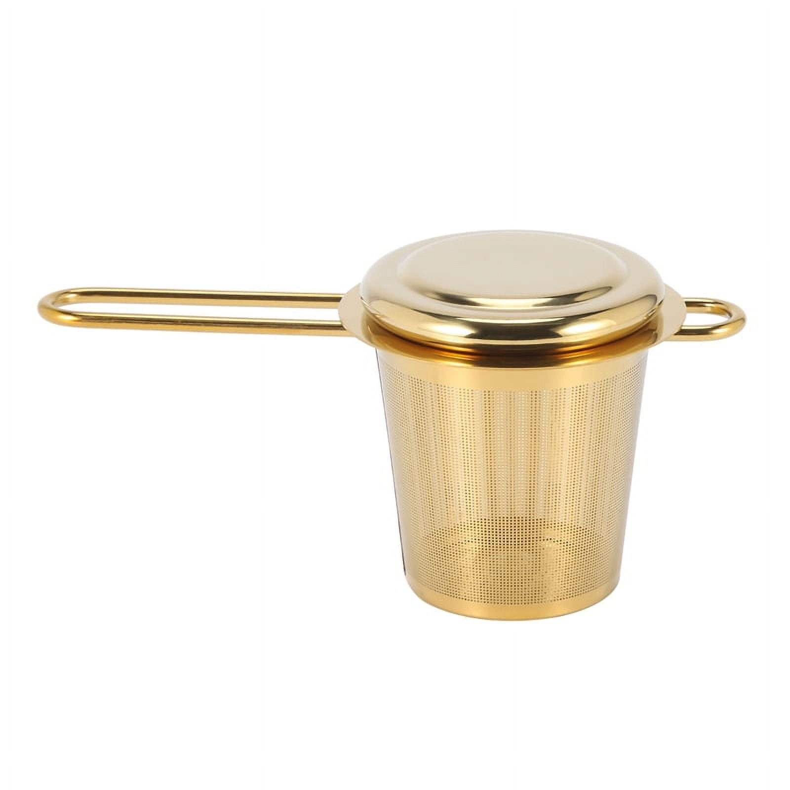 Tea Leaf Tea Strainer Golden Tea Strainer Tea Set - Walmart.com