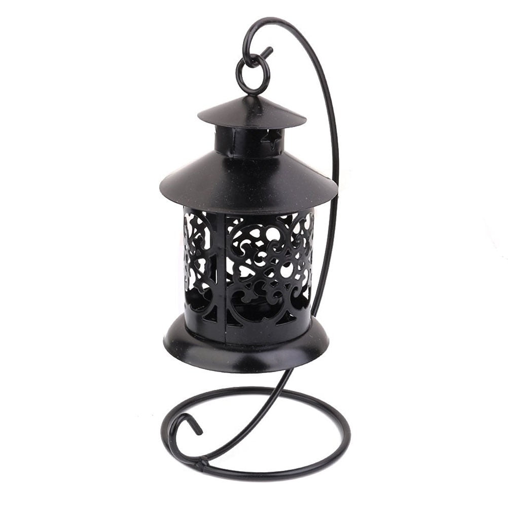 Clispeed Tealight Holders Retro Black Hanging Light Display 1Pcs ...