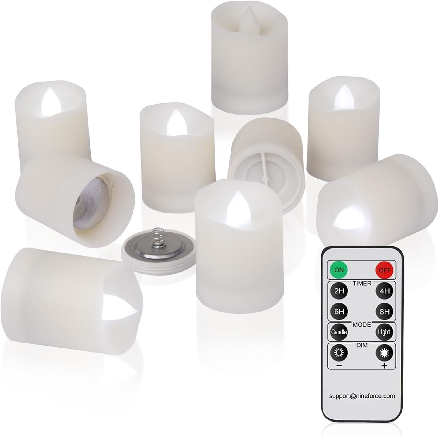 Tea Lights Candles Battery Operated Flameless Candles with Remote ...
