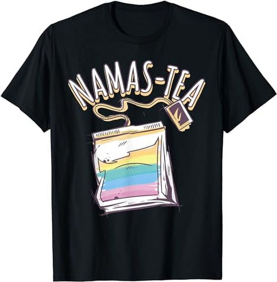 Tea Lover Namas-Tea Namaste Yoga T-Shirt - Walmart.com