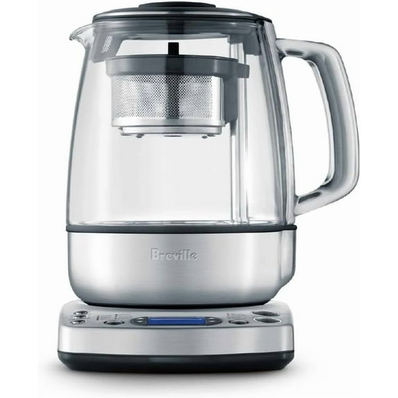 Tea Maker Infuser and Water Kettle, 51 oz, Brushed Stainless Steel and ...