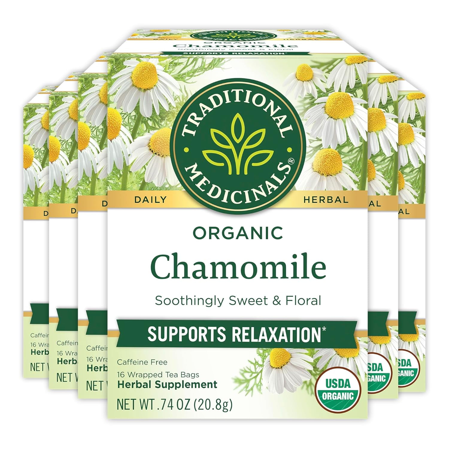 Tea, Organic Chamomile, Calming, Calms Your Nerves, Supports Healthy ...