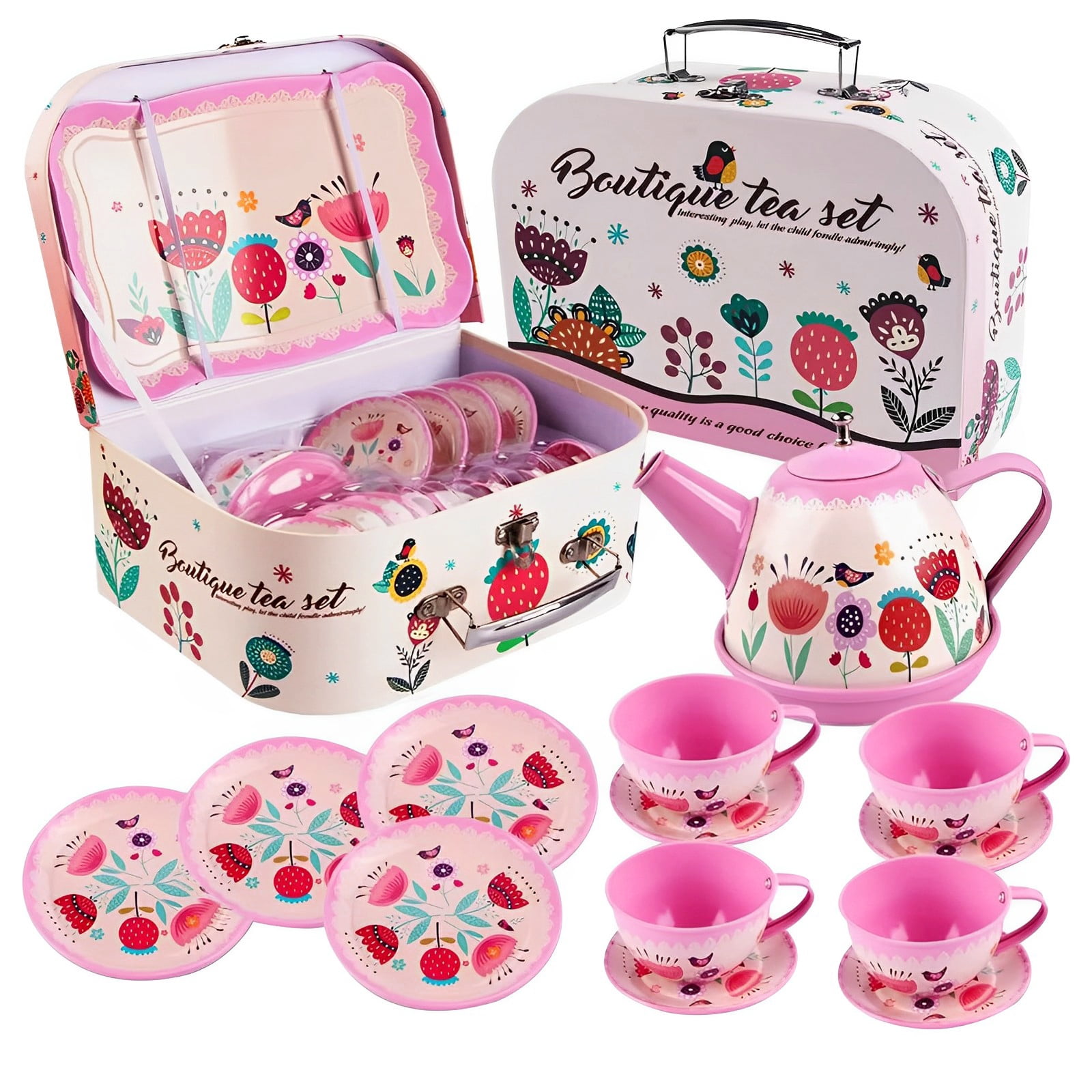 Kids Tea Set for Role-Playing in Tutor Settings - Walmart Business Supplies