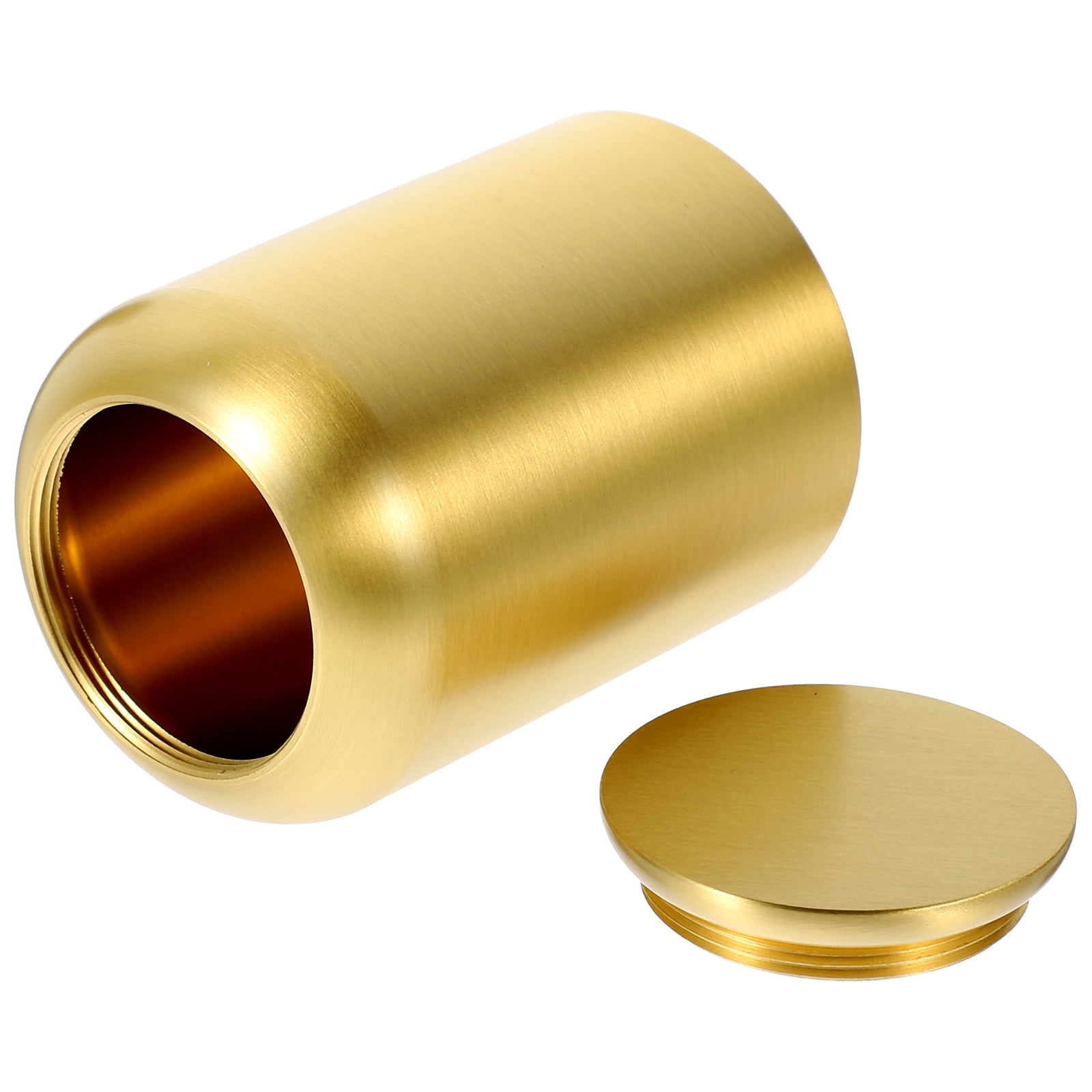 PTOOTP Sealed Tea Canister Golden 1Pack 3.1x2.0x2.0in Copper Airtight ...