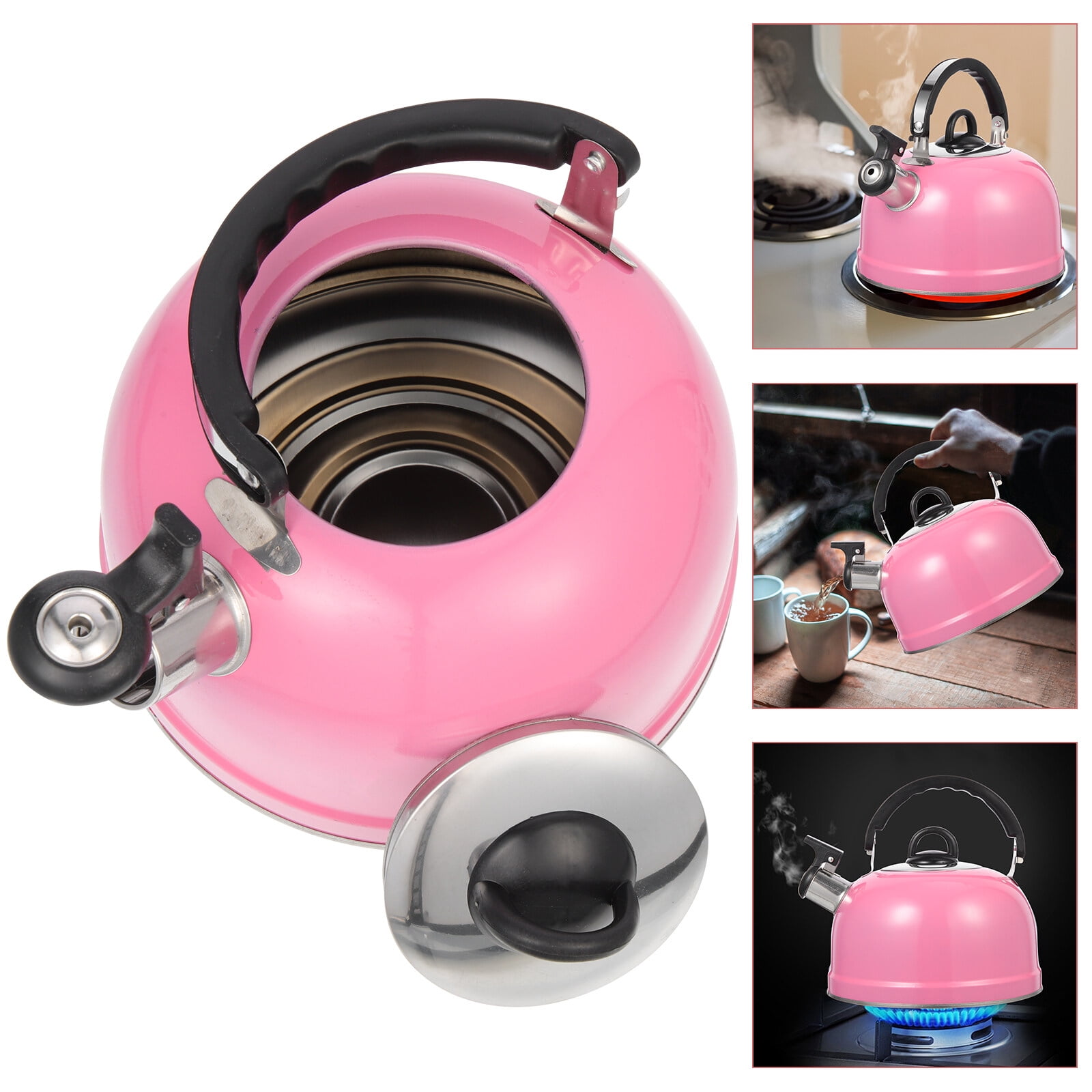 Tea Pot Heating Kettle Metal Pot Sounding Kettle Pot Hot Water Pot for ...