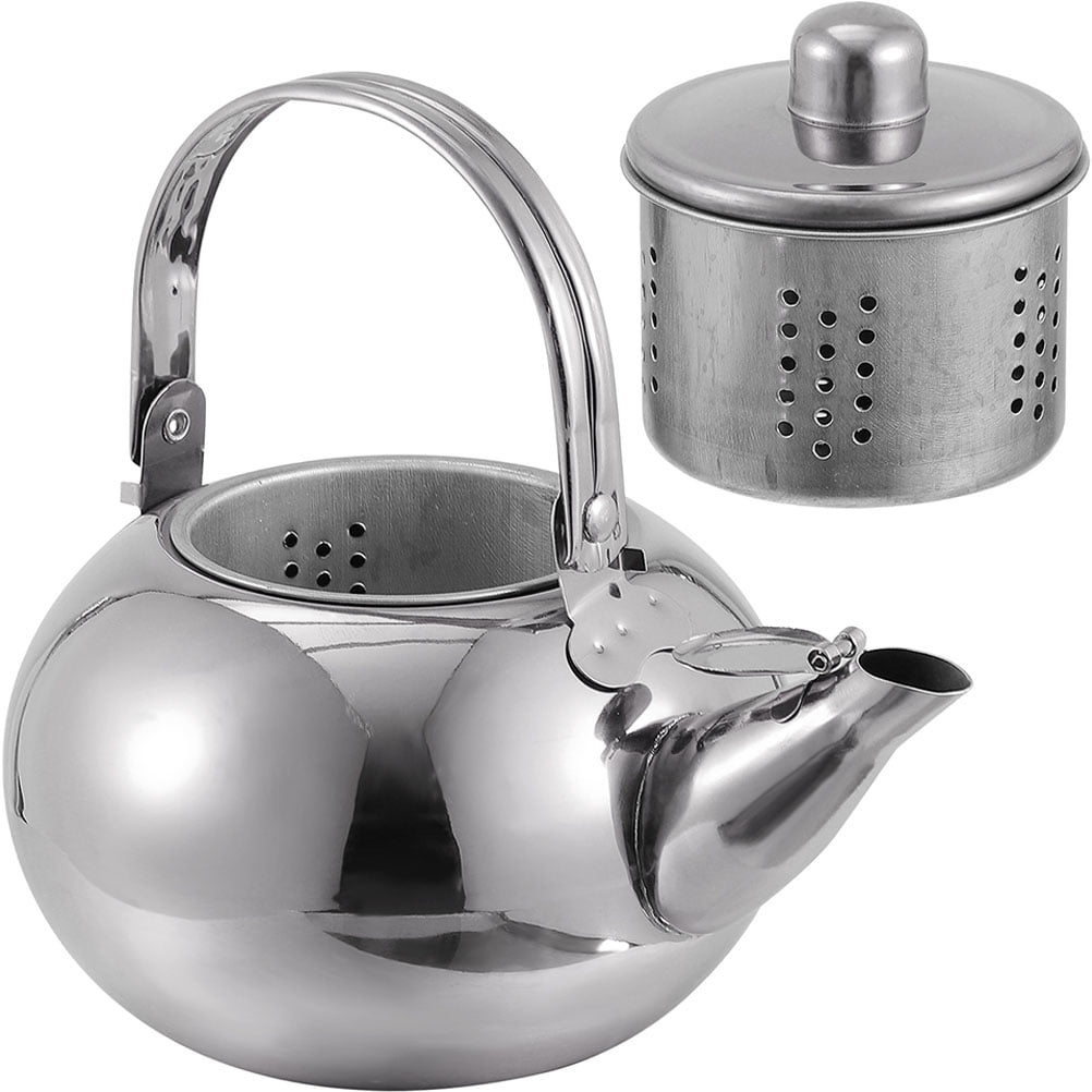 Tea Pot Kitchen Stovetop Kettle Rust Steel Bubble Teapot Camping Coffee ...