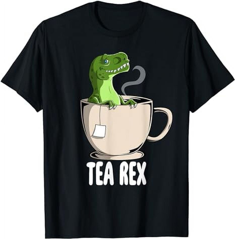 Tea Rex Funny T Rex Dinosaur Joke Pun Tyrannosaurus T-Shirt - Walmart.com