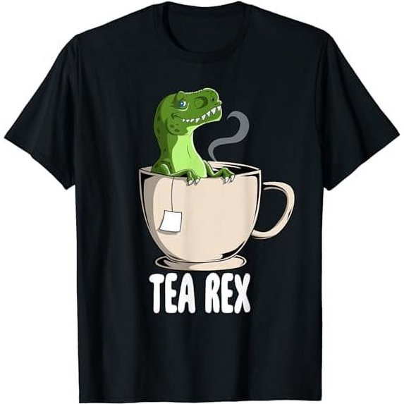 Tea Rex Funny T Rex Dinosaur Joke Pun Tyrannosaurus T-Shirt - Walmart.com