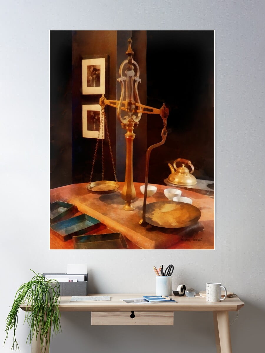Tea Scale Poster Wall Art, Modern Wall Decor For Living Room Bedroom ...