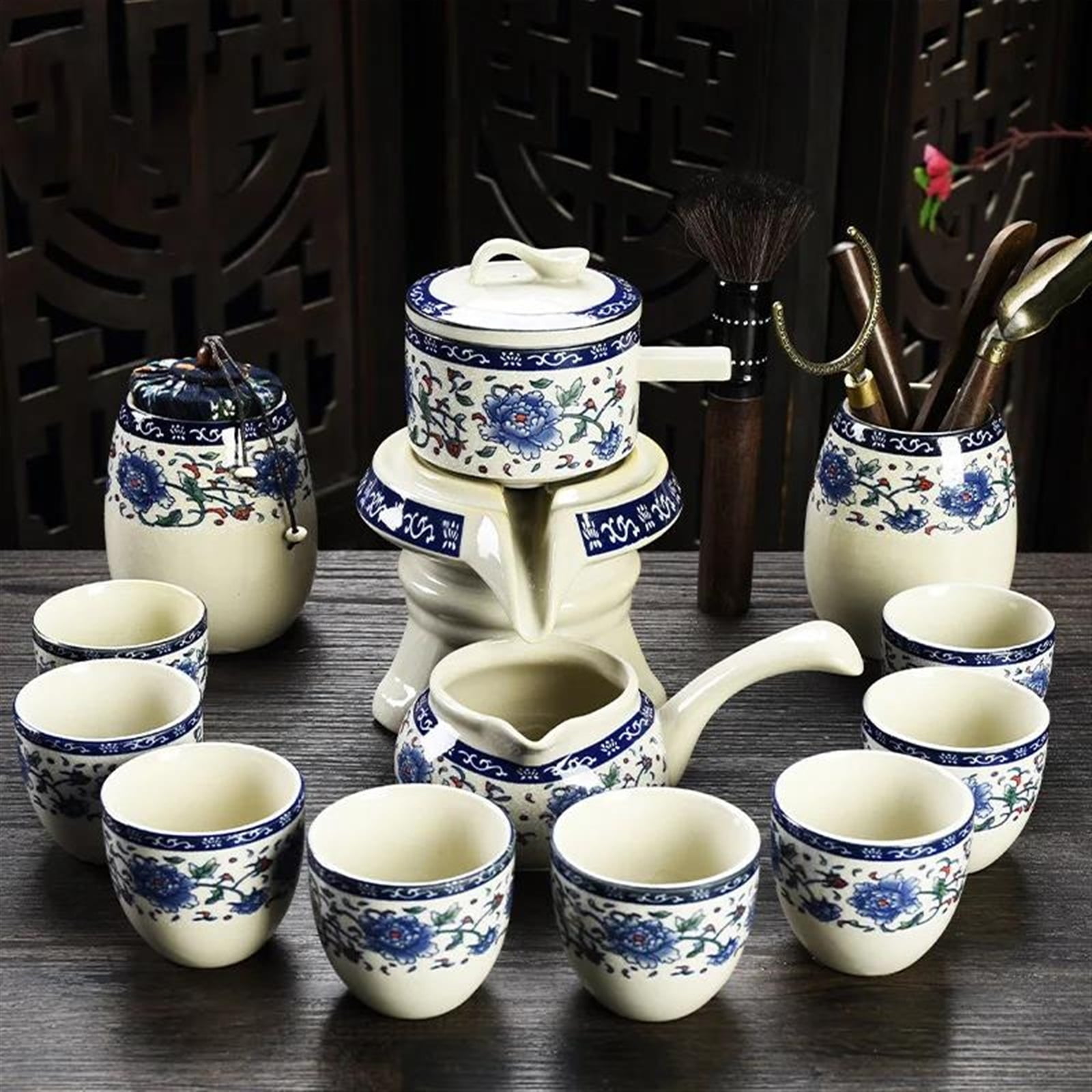 Tea Set And Kung Fu Tea Set Automatic Teaset Bone China Teapot Chinese Traditional Tea Set Large ...