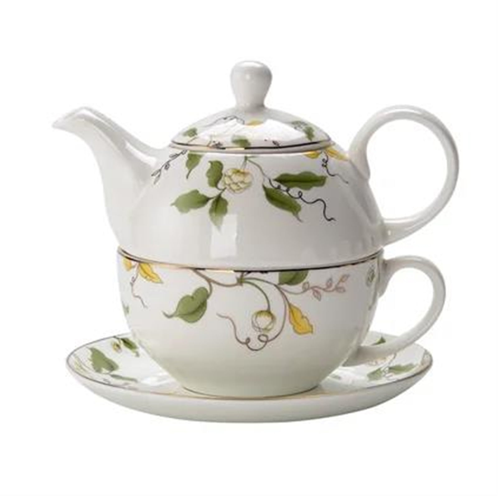 Tea Set Ceramic Portable One Teapot And One Cup Kung Fu Ceramic Office ...