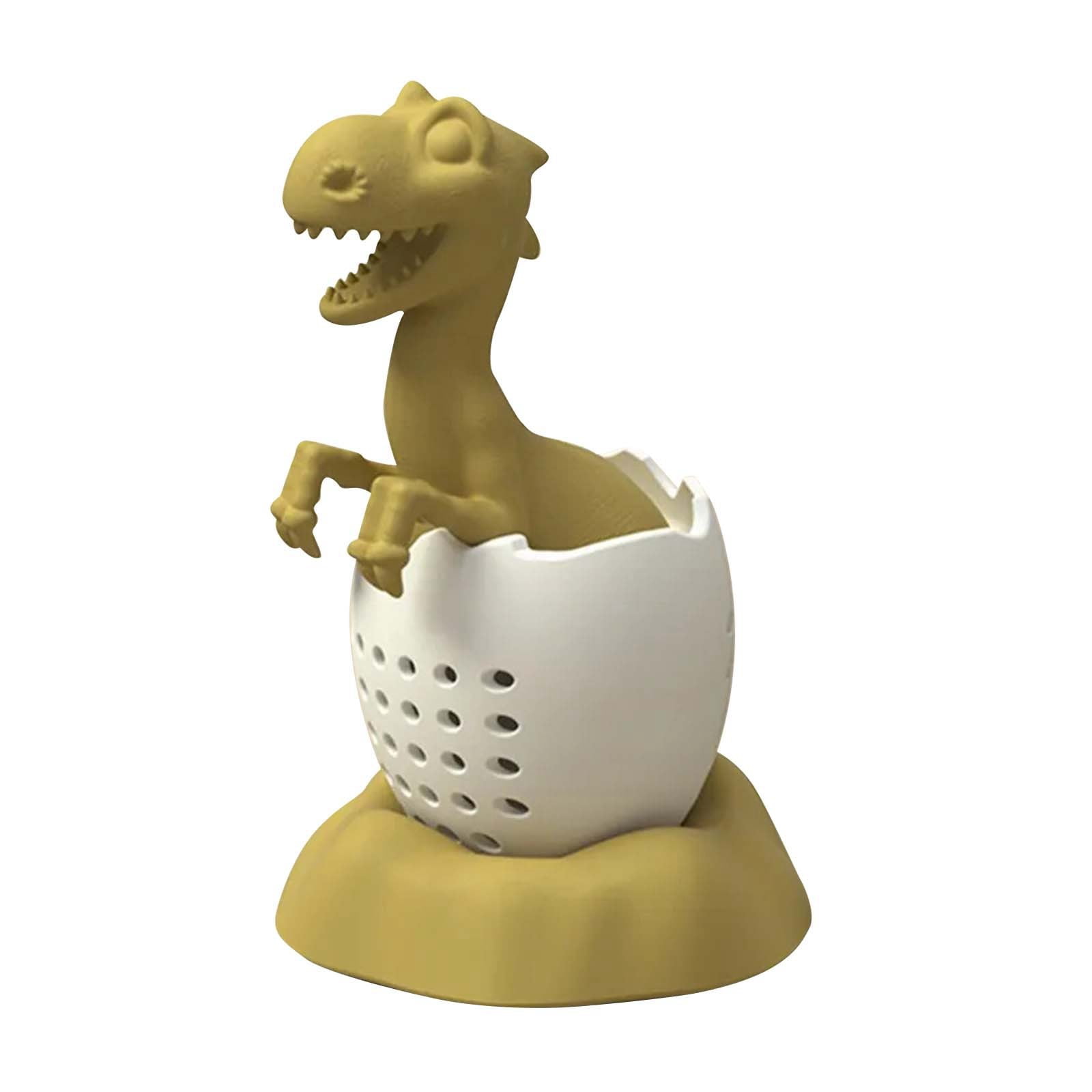 Tea Set Dinosaur Baby Tea Leak Silicone Tea Bag Dinosaur Baby Tea ...