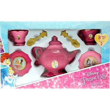 Disney Princess Elegant 13-Piece Tea Set for Magical Tea Party| Ariel ...