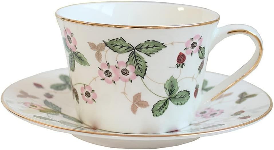 Tea Set, English Bone China Coffee Cups and Plates Afternoon Tea Cups ...