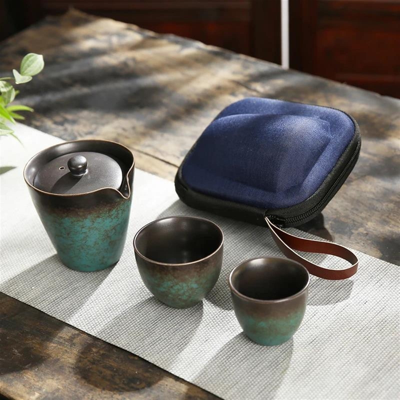 Tea Set Teapot Gaiwan With Cups Tea Sets Portable Travel Tea Set Drinkw ...